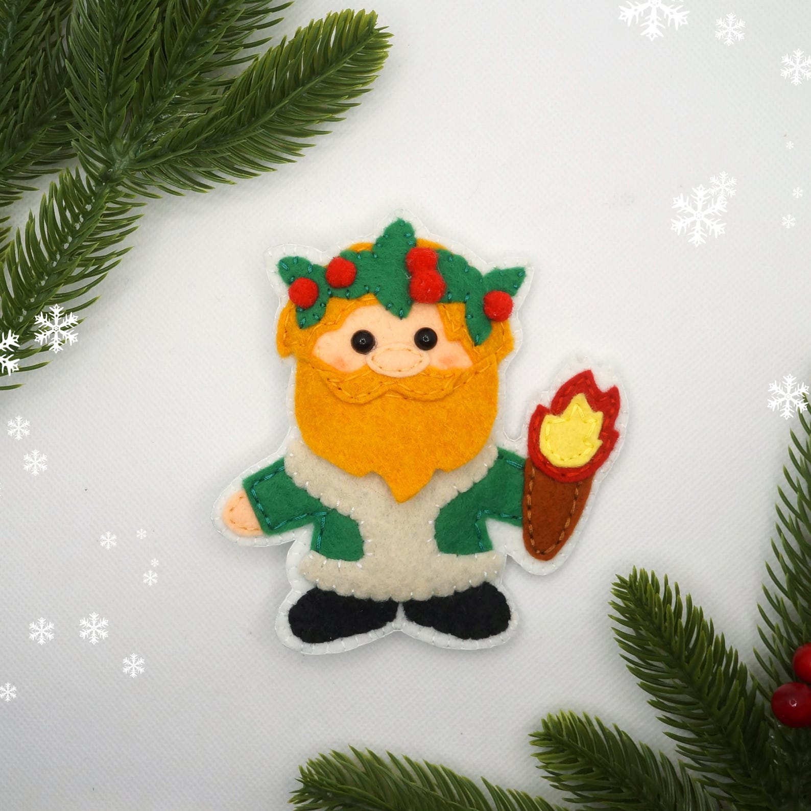 Christmas Carol Felt Ornament Pattern and Tutorial, Christmas Carol ...