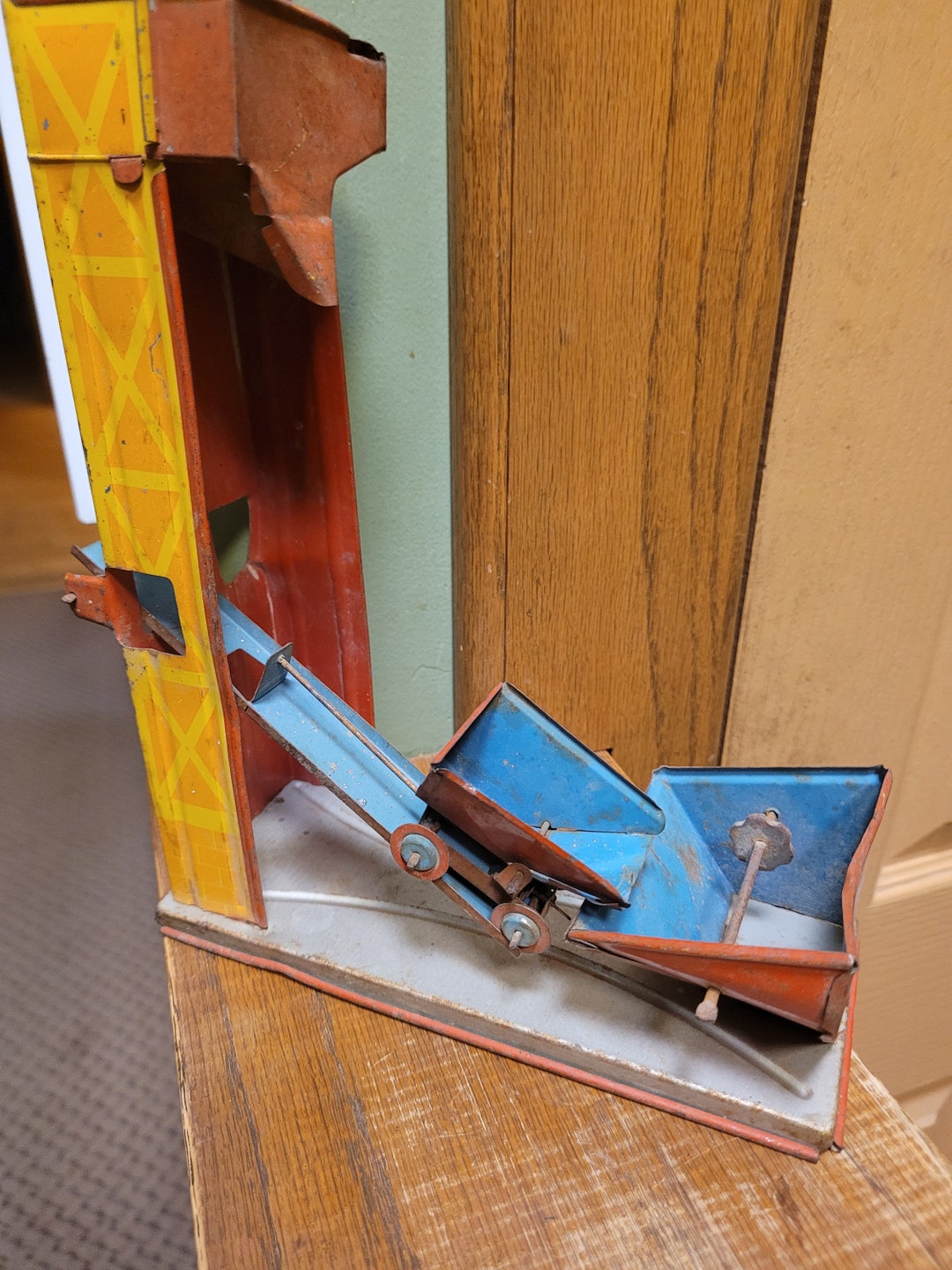 30s 40s J Chein Tin Sand Elevator Toy (parts Toy Missing Pieces) - Etsy