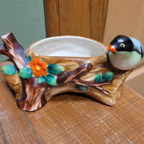 Ceramic Bird Planter - Etsy