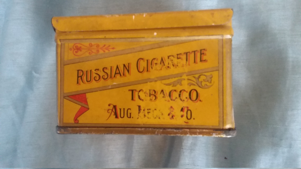 Russian Cigarette Tobacco Tin - Etsy