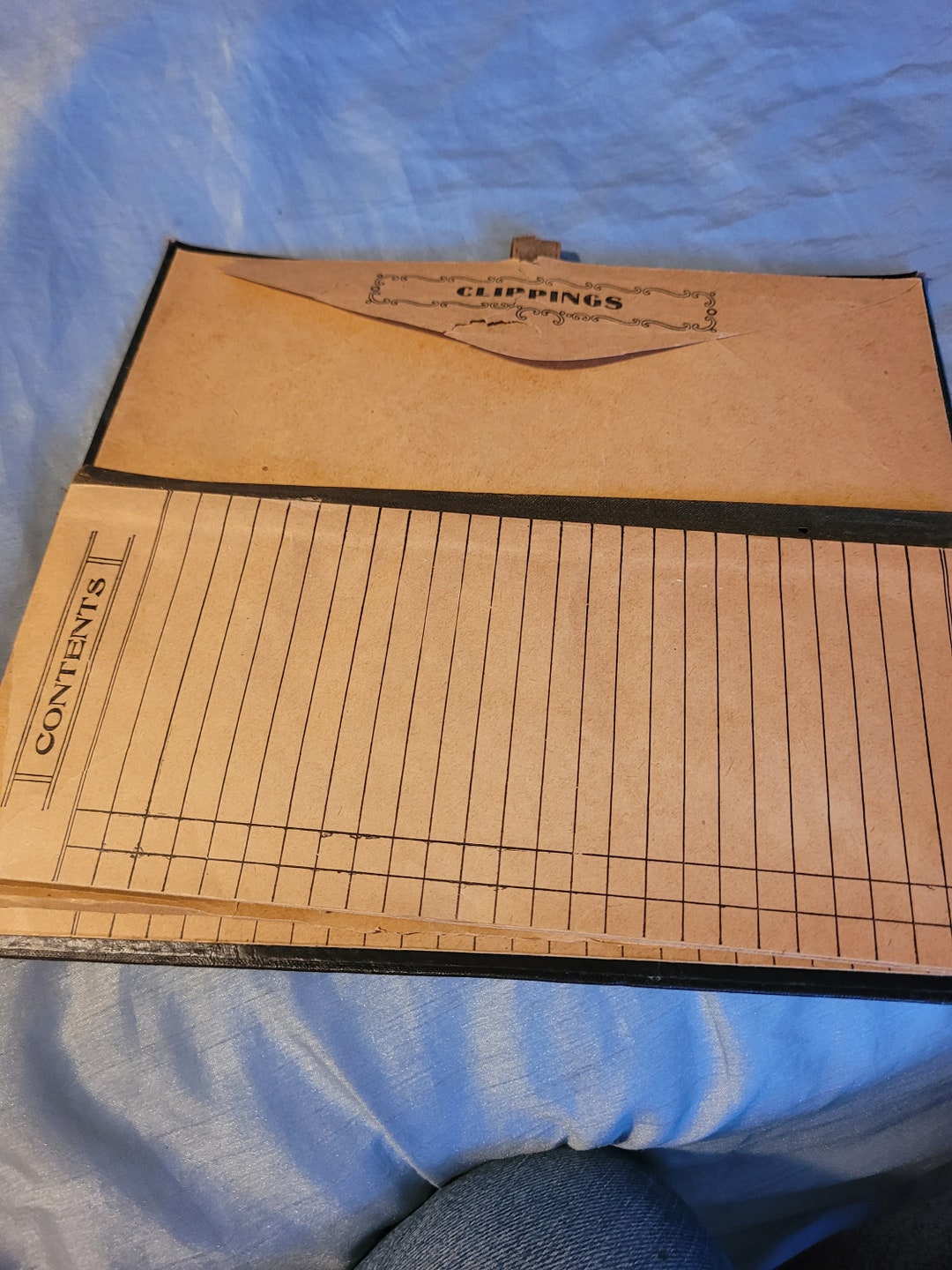 Early 1900s Fold Out File With Envelopes and Contents Advertising ...