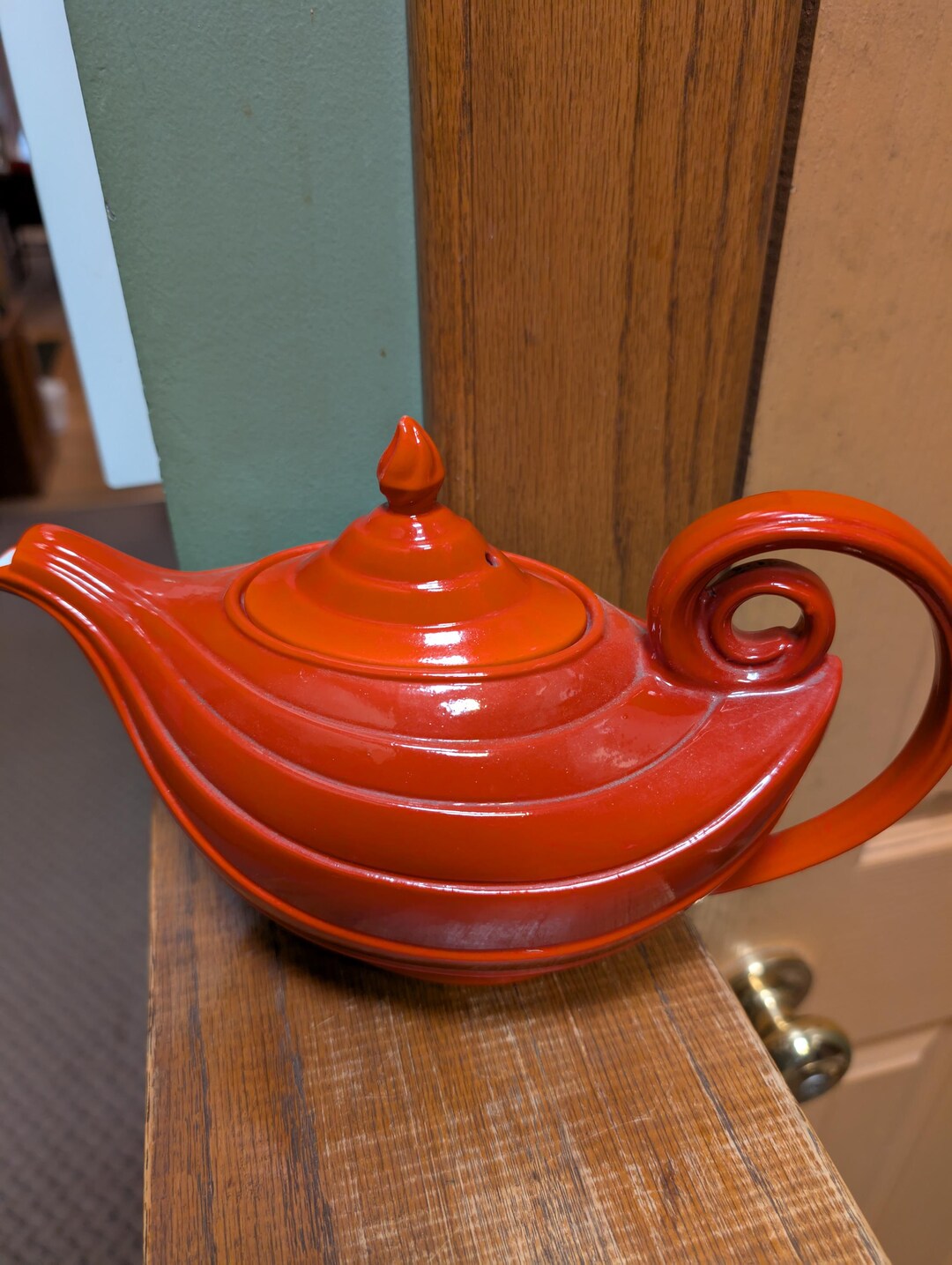 Vintage Hall Chinese Red Teapot - Etsy