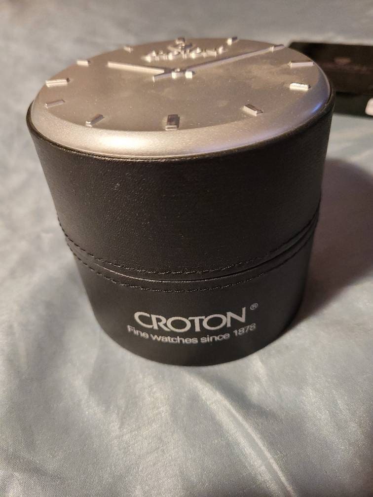 Croton Vintage See Through Watch With Original Case and Box. Not ...