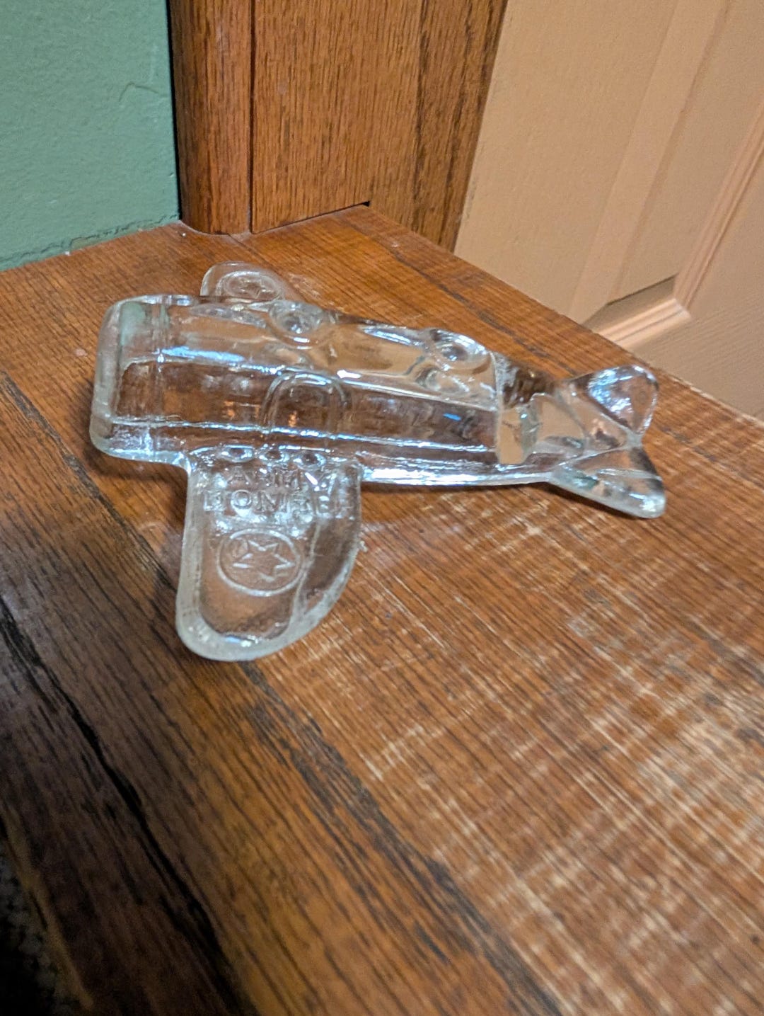 Glass Candy Container Mid Century US Army Bomber No Chips or Cracks - Etsy