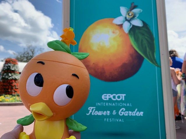 Disney Orange Bird Epcot Flower and Garden Festival Straw - Etsy