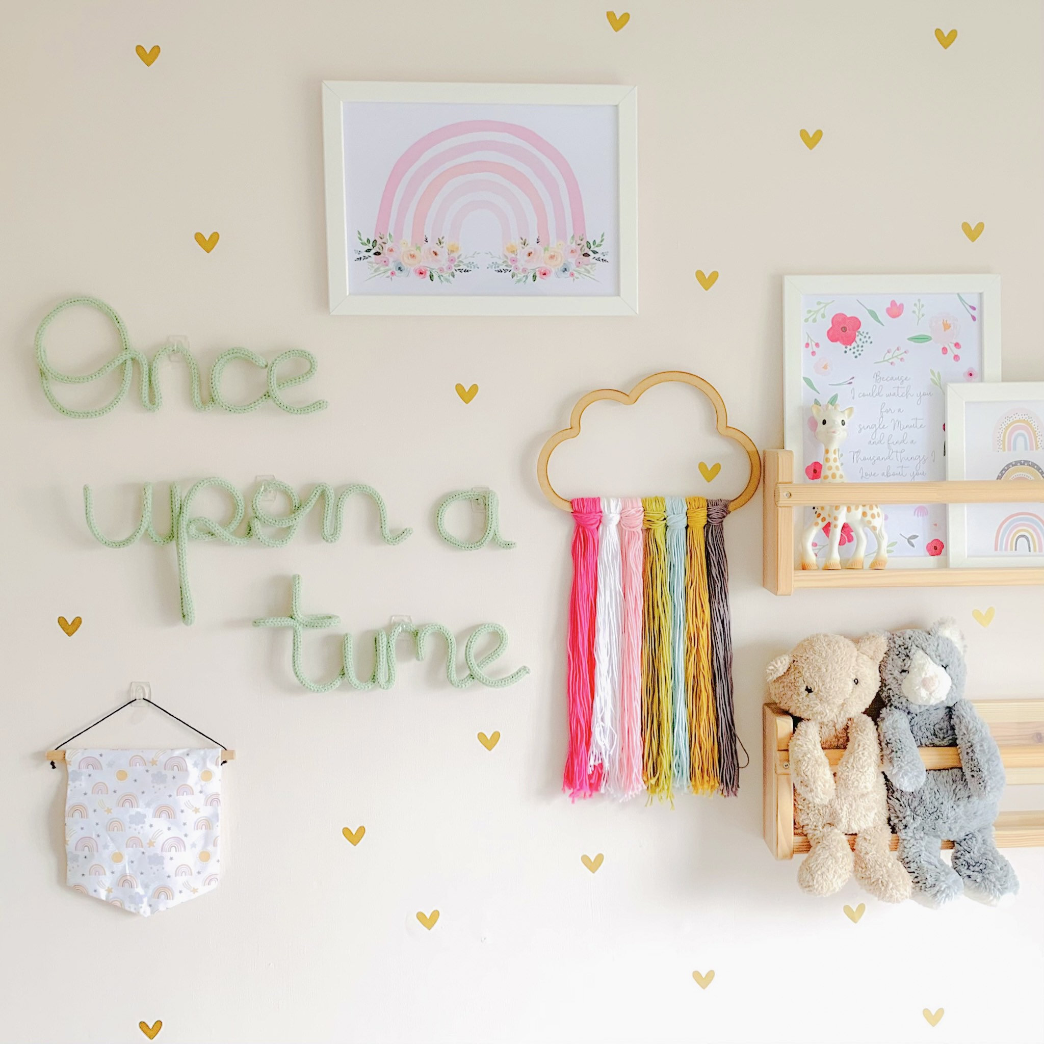 Once Upon a Time Knitted Wire Sign | Etsy