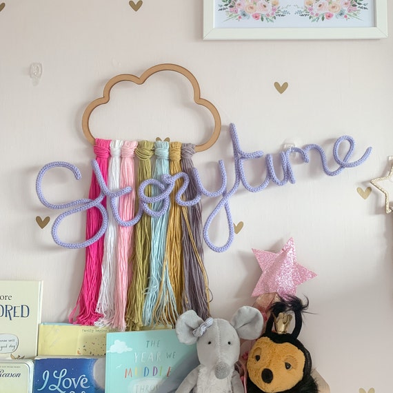 Storytime Knitted Wire Sign - Etsy