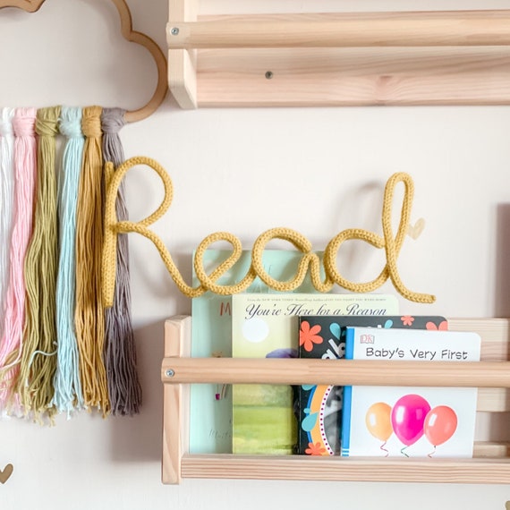 Read Knitted Wire Word Sign / Word - Etsy
