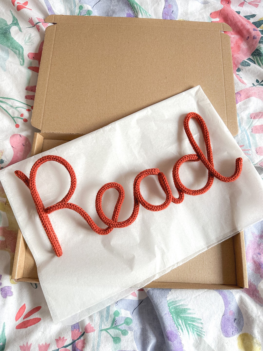 Read - Knitted Wire Word Sign / Word - Etsy