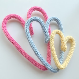 Knitted Wire Heart | Set of Hearts - Etsy