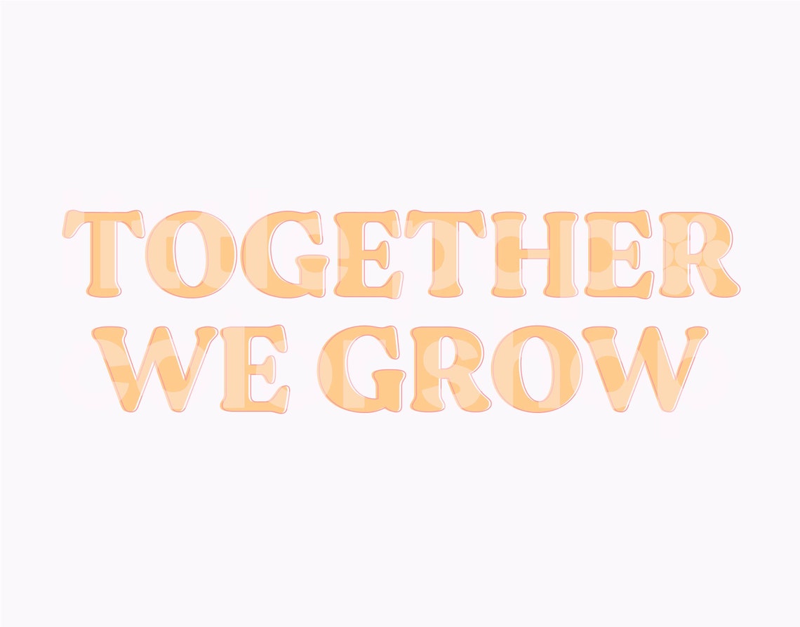 Together We Grow Printable Pack | Etsy