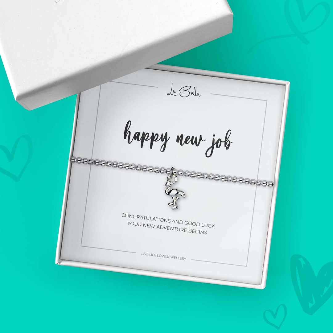 New Job Gift. Friendship Bracelet for Women to Say Congratulations and ...