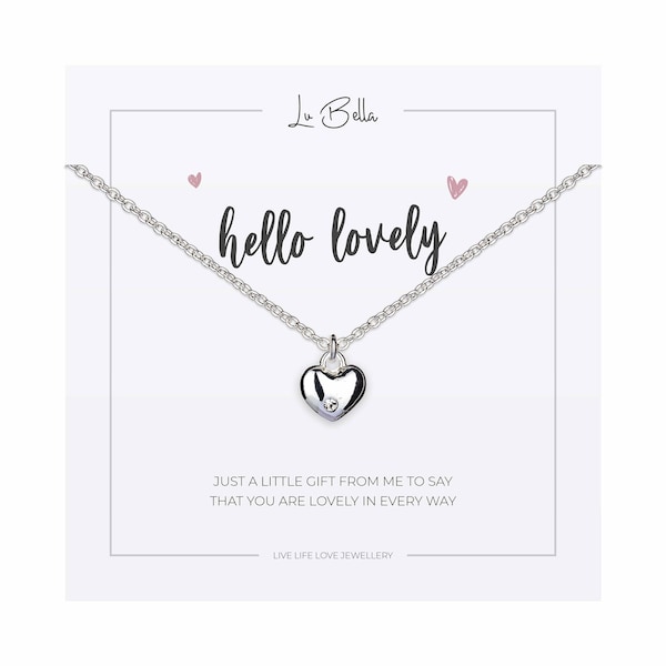 Hello Necklace - Etsy