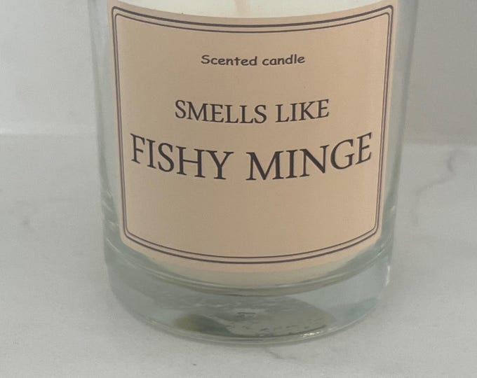 Smells Like Fishy Minge Candle, Funny Gift, Funny Candle, Funny Rude ...