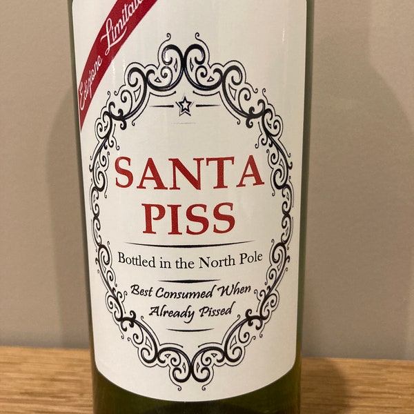 Santa Wine Bottle - Etsy