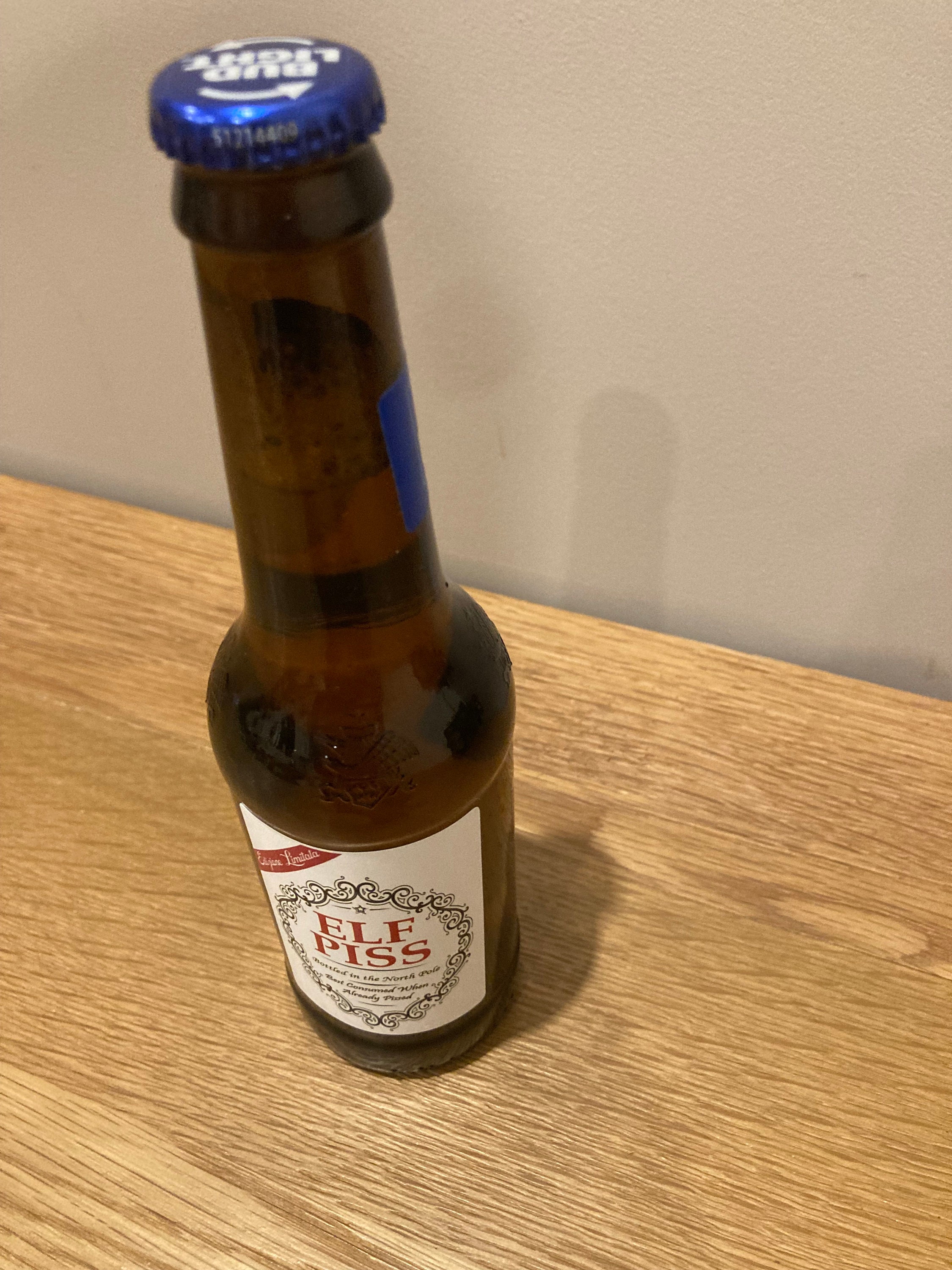 4 X ELF Pss Beer Bottle Labels Christmas Funny Novelty Joke | Etsy