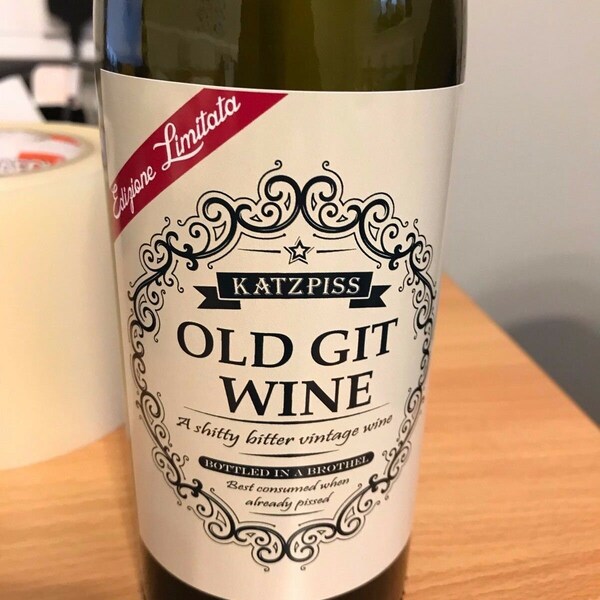 Funny Wine Labels - Etsy UK