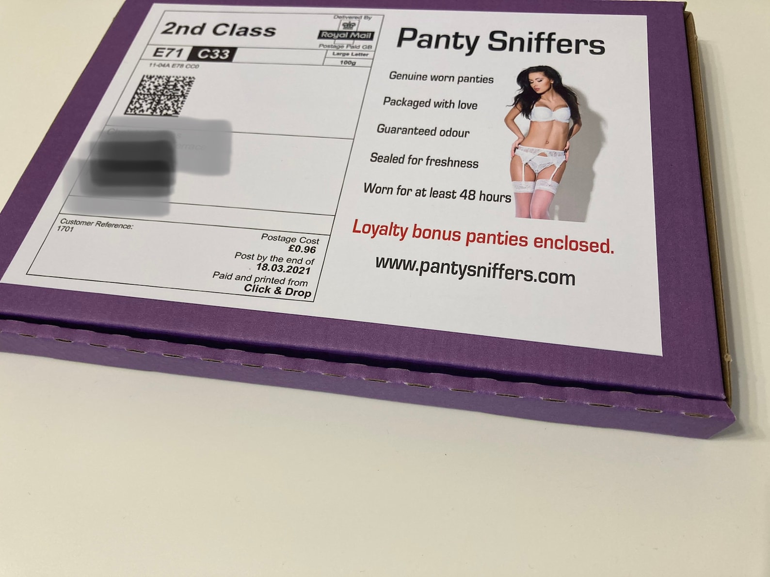 Prank Mail - Panty Sniffers - Funny Gift, Joke, Gag 100% Anonymous ...