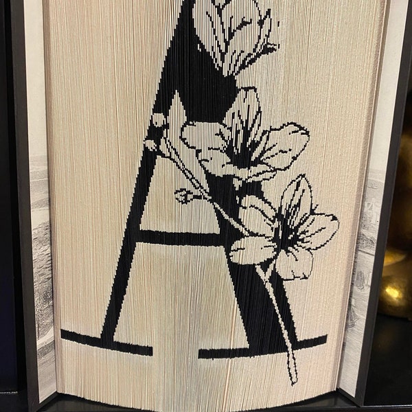 Book Folding Pattern Alphabet - Etsy