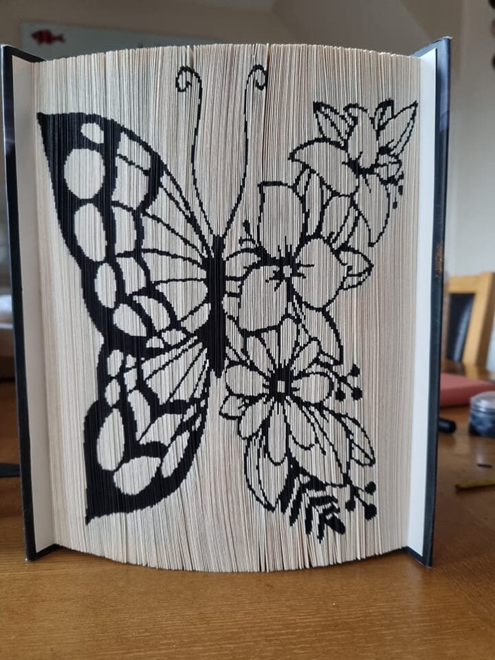 Butterfly Book Folding Pattern - Etsy