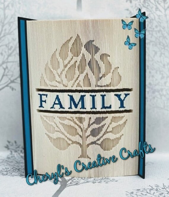 Family Tree Book Fold Pattern - Etsy Hong Kong