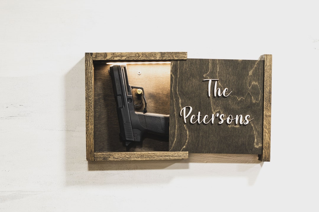 Personalized Gun Box, Hidden Storage Box, Hidden Gun Box, Hidden ...