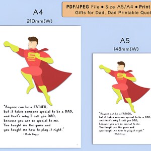 Father's Day Printable, Fathers Day Art Bundle, Fathers Day Gift ...