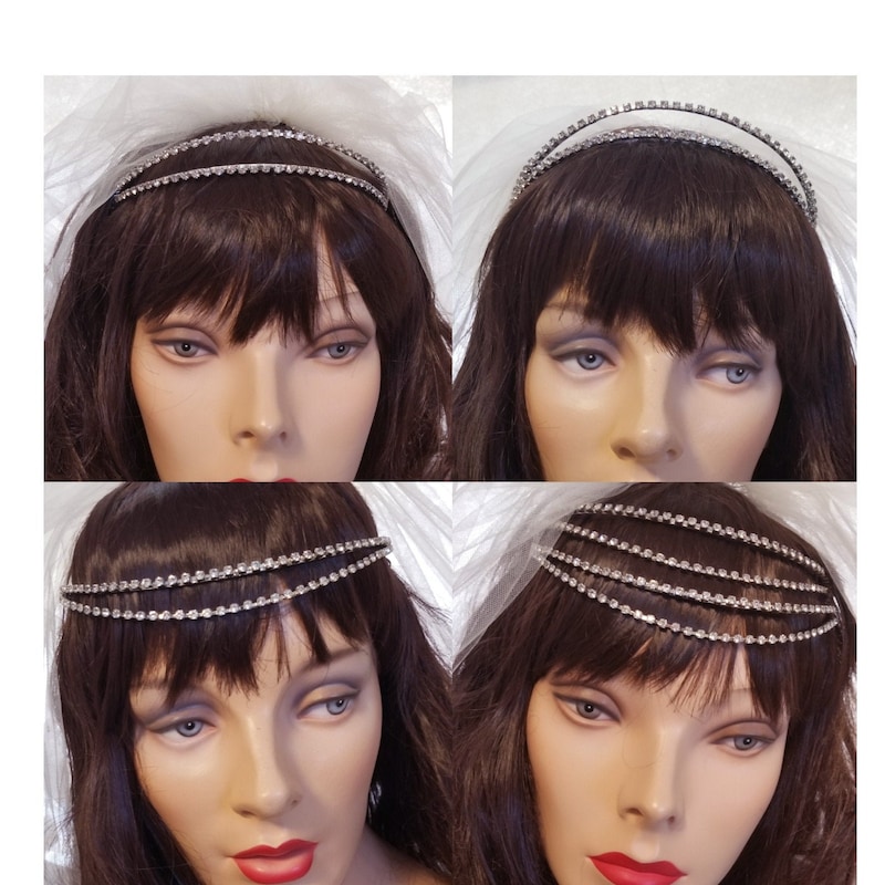 Bridal Forehead Band - Etsy