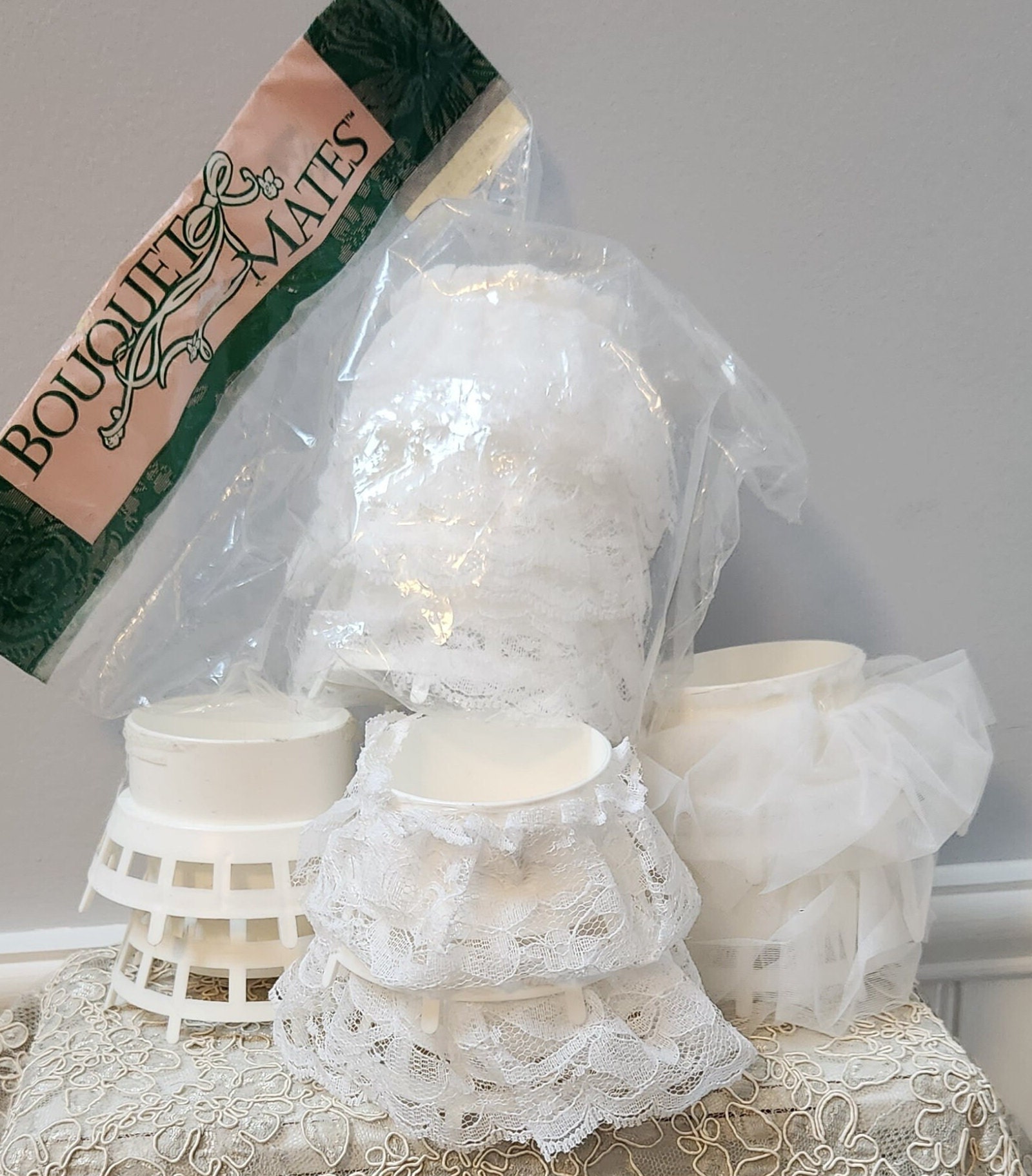 DIY Vintage 9pc Lot Cake Topper Bases ~ Wedding Supplies ~ Baking ...