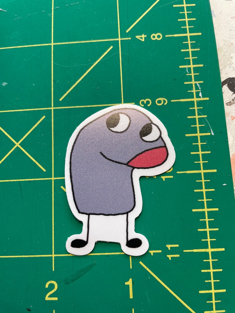 Sock Puppet Sticker-vinyl-waterproof-original Character - Etsy