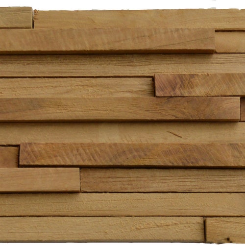 3D Recycled Teak Natural Wood Wall Tile Cladding 12 X - Etsy