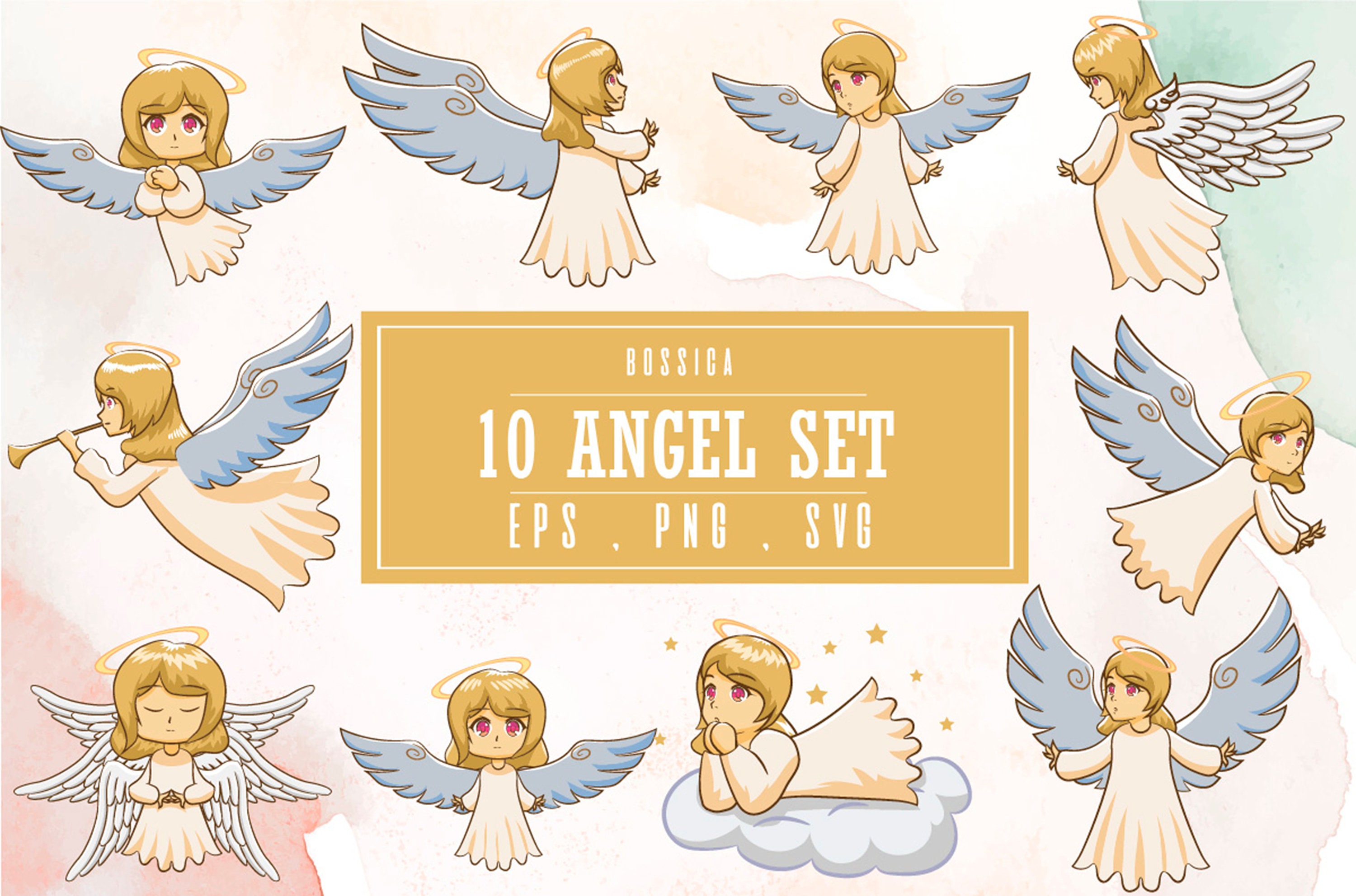 Cute Little Angel Clipart Graphics