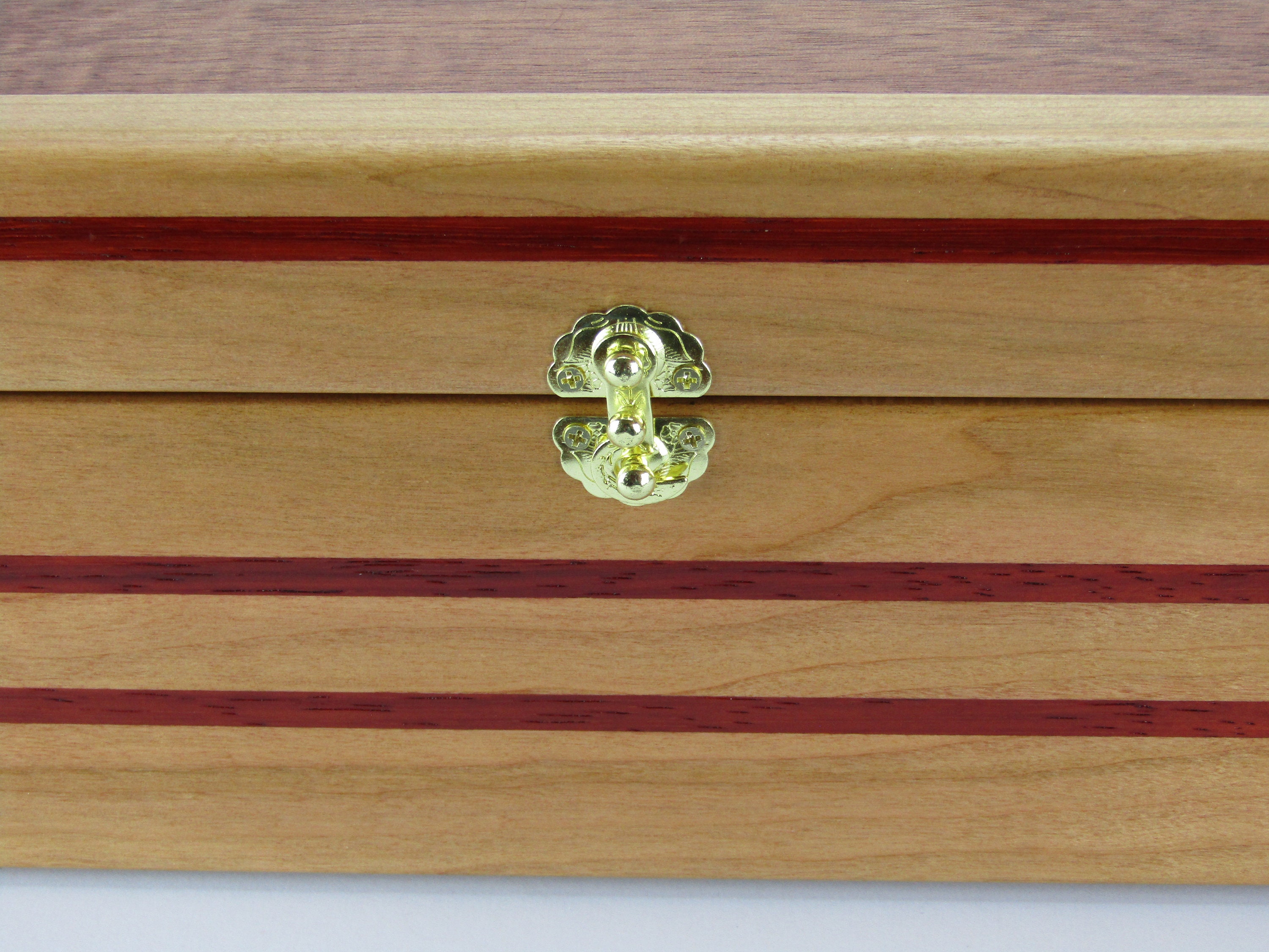 Large Decorative Box Handmade From Select Hardwood Makes a Fine Memory ...