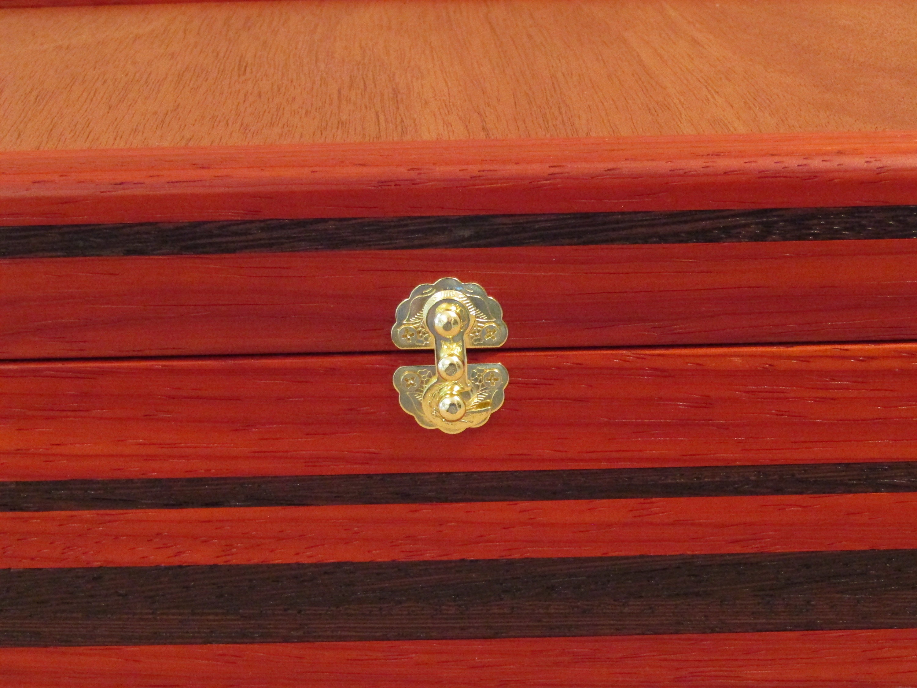 Large Decorative Box Handmade From Select Hardwood Makes a Fine Memory ...