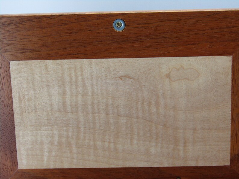 Beautiful Wood Box With Lid Handmade From Select Hardwood Makes a Fine ...