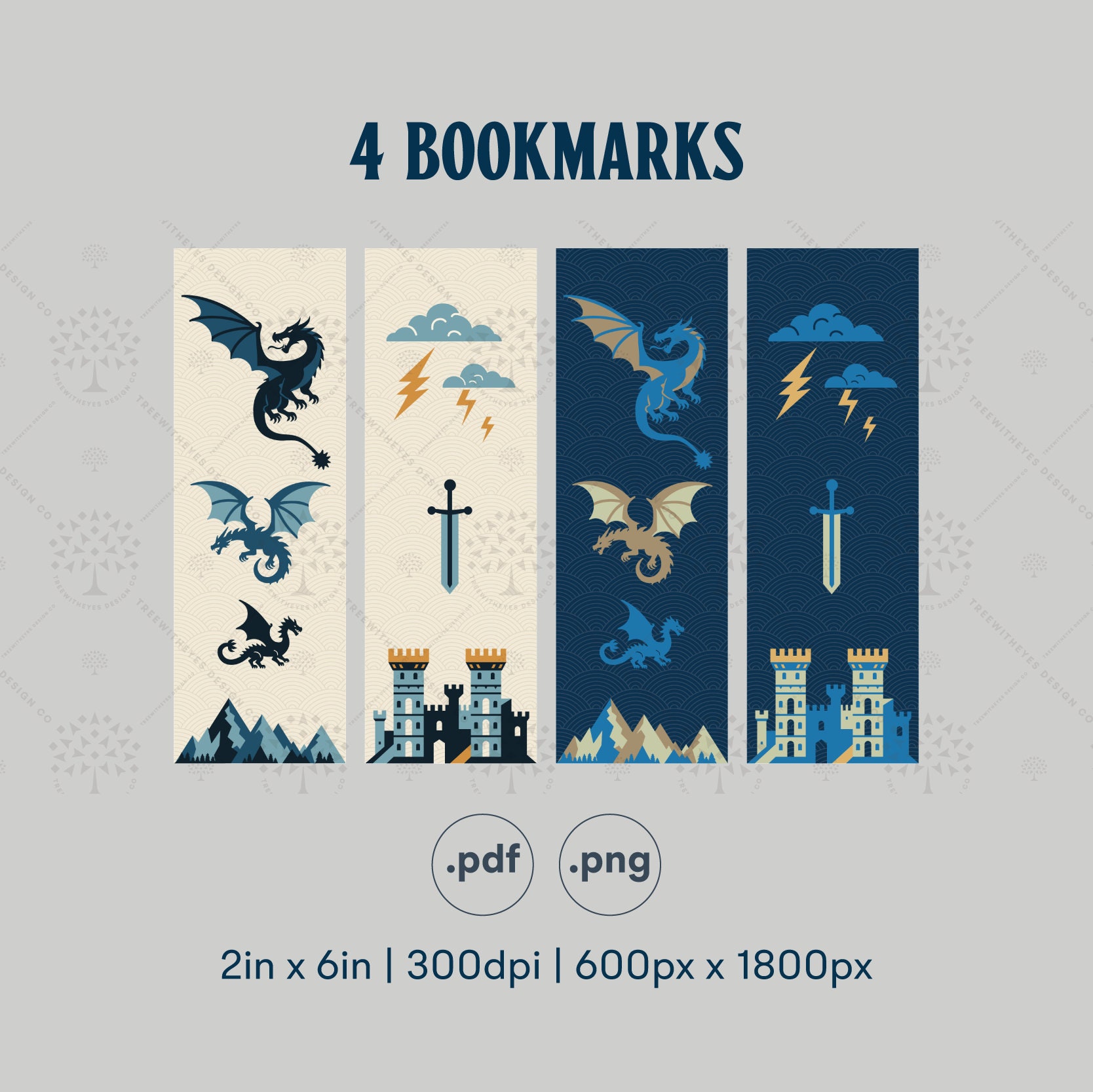Dragon Fantasy Printable Digital Sticker Sheets. Bookmarks. Fourth Wing ...