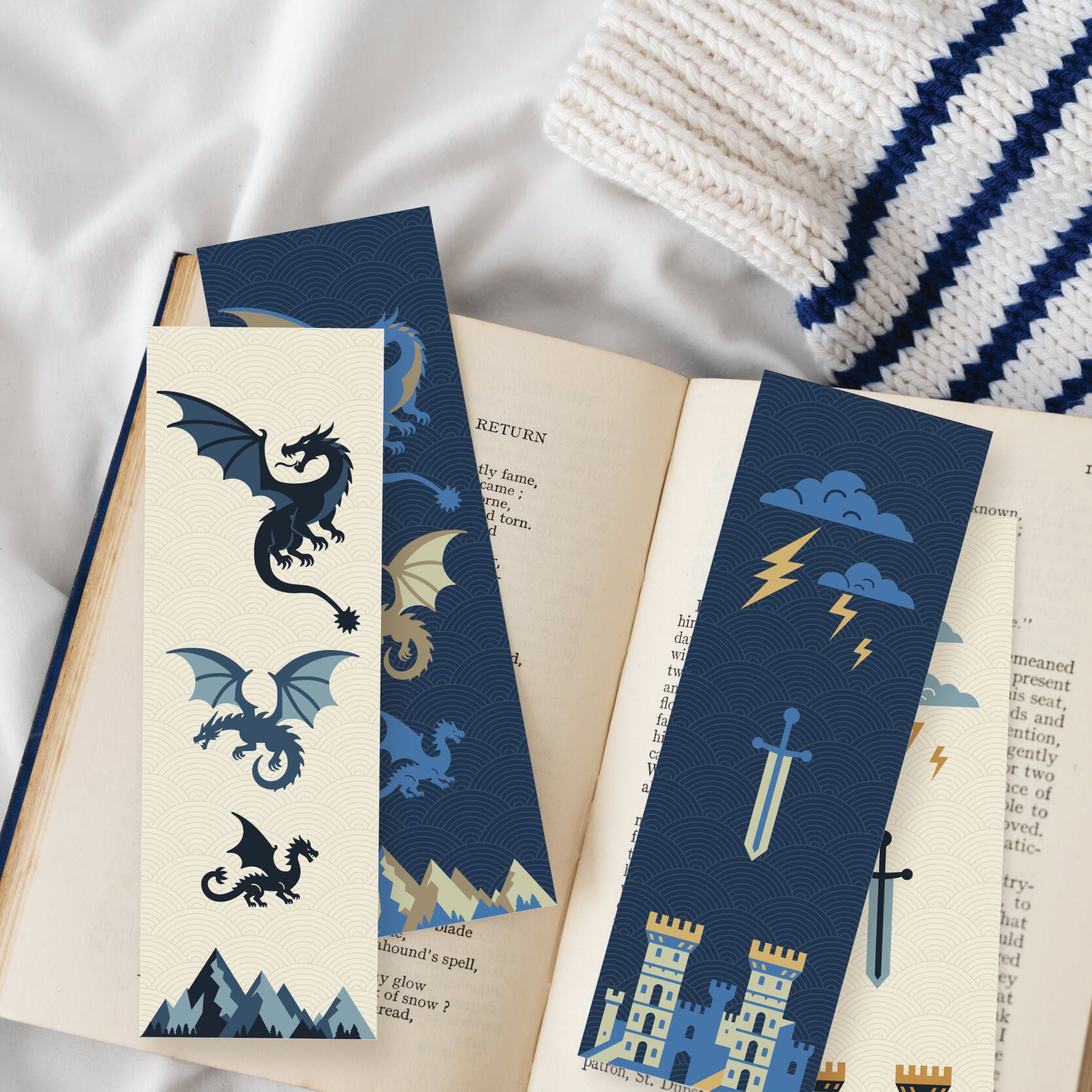 Dragon Fantasy Printable Digital Sticker Sheets. Bookmarks. Fourth Wing ...