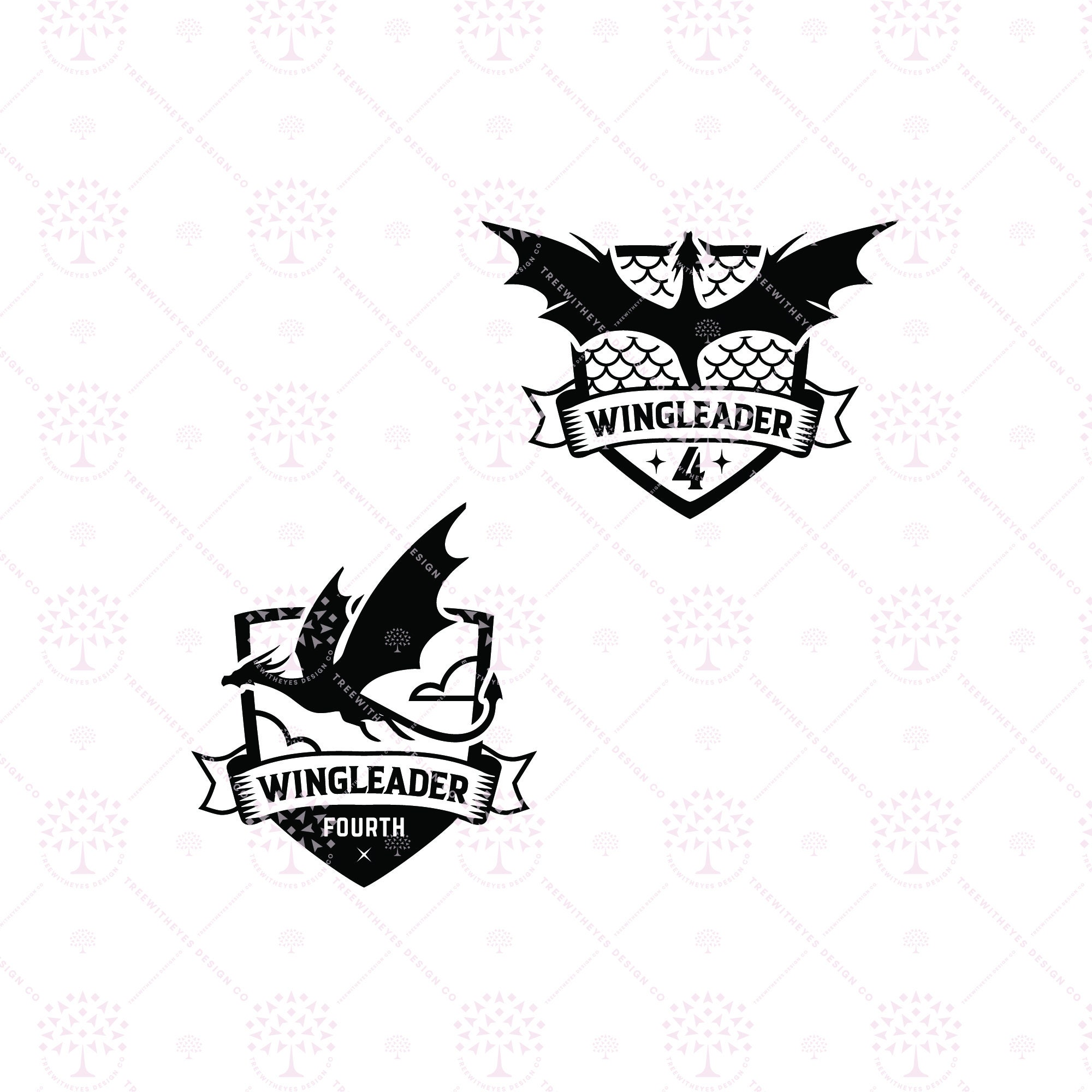 Fourth Wing SVG Instant Downloads. Basgiath War College Crest Badge ...