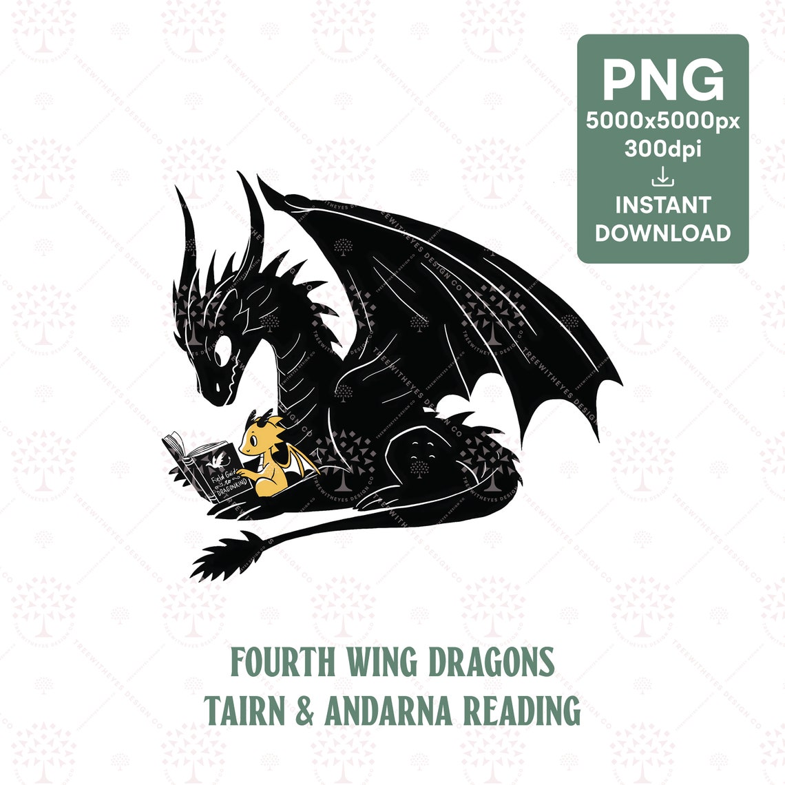 Fourth Wing Dragons Fanart PNG Pintables. Cute Tairn, Sgaeyl and ...
