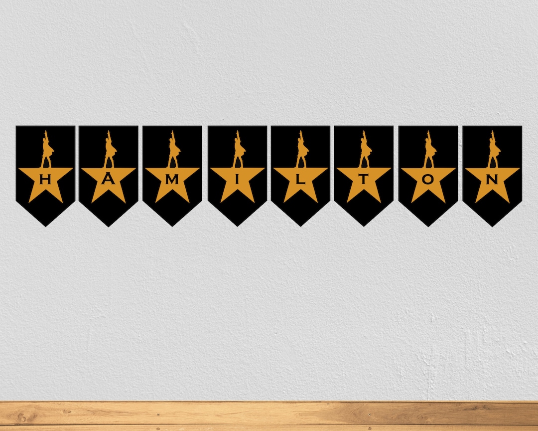 Instant Download "hamilton" Decorations - Etsy