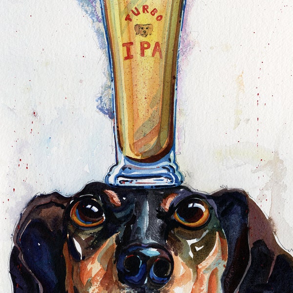 Dachshund Art - Etsy
