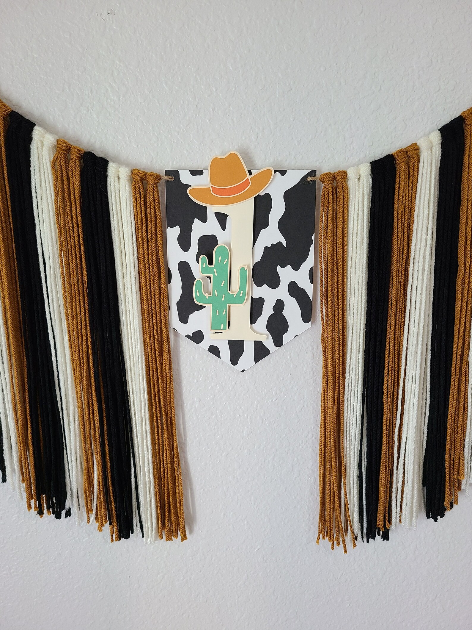 Western 1st Birthday Garland / Cowboy Birthday Banner / Rodeo - Etsy