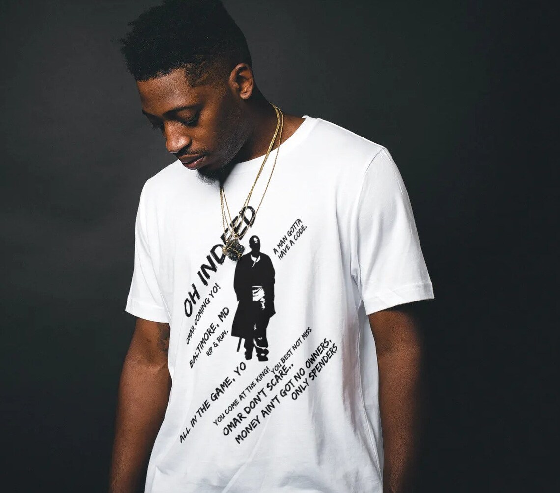 The Wire T Shirt Omar Little Shirt Omar Coming T Shirt the | Etsy