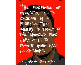 James Baldwin Quote - Etsy