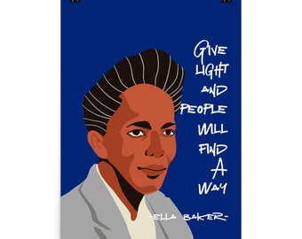 Ella Baker Poster - Etsy