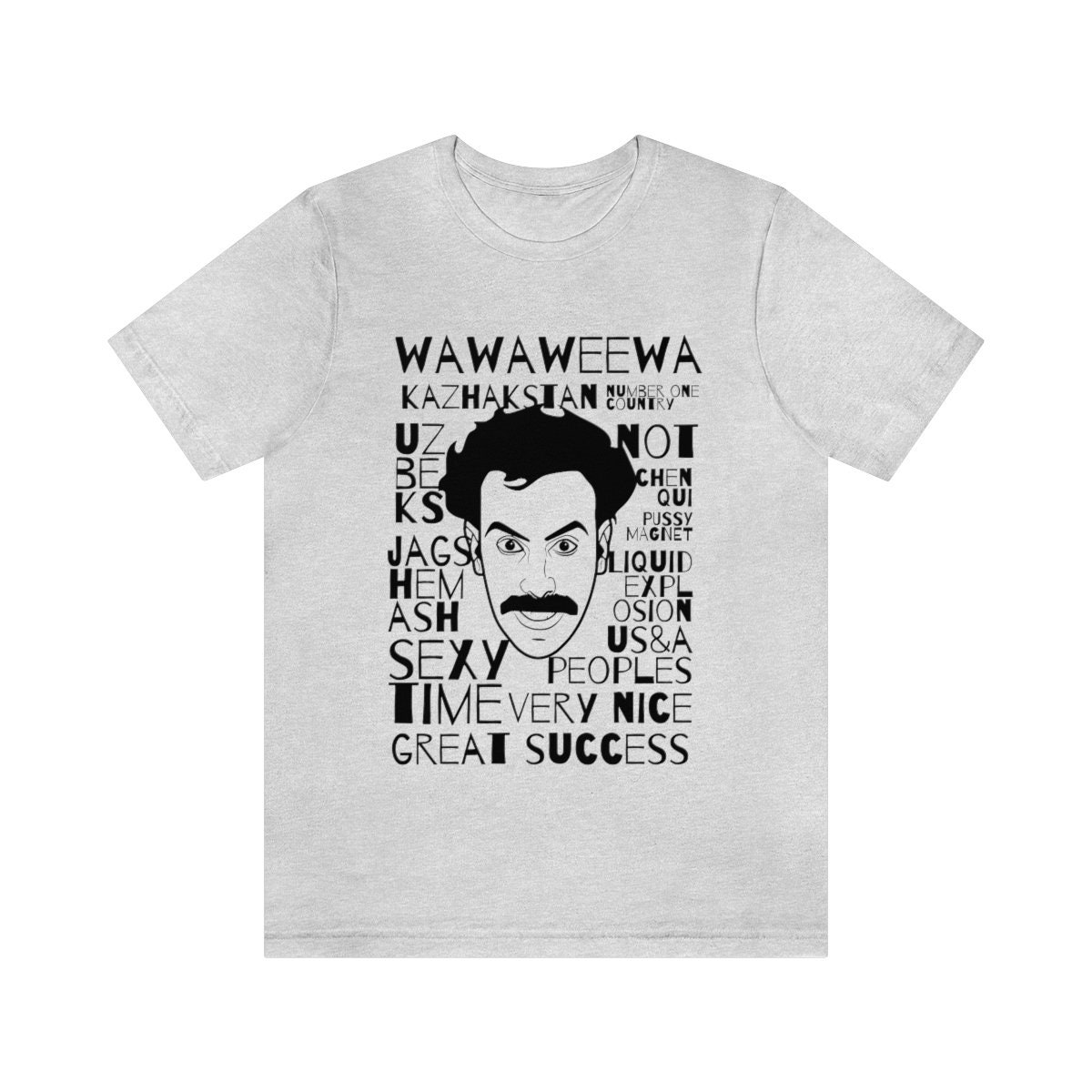 The Borat Sagdiyev Dictionary - Funny Borat Movie Shirt sold by Divya ...