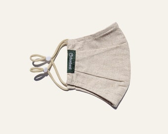 Natural Linen Mask | Etsy