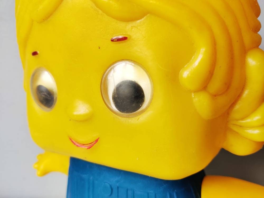 70's Vintage Large Doll Girl Toy, Plastic, 30 Cm/12 Inc, Moving Body ...