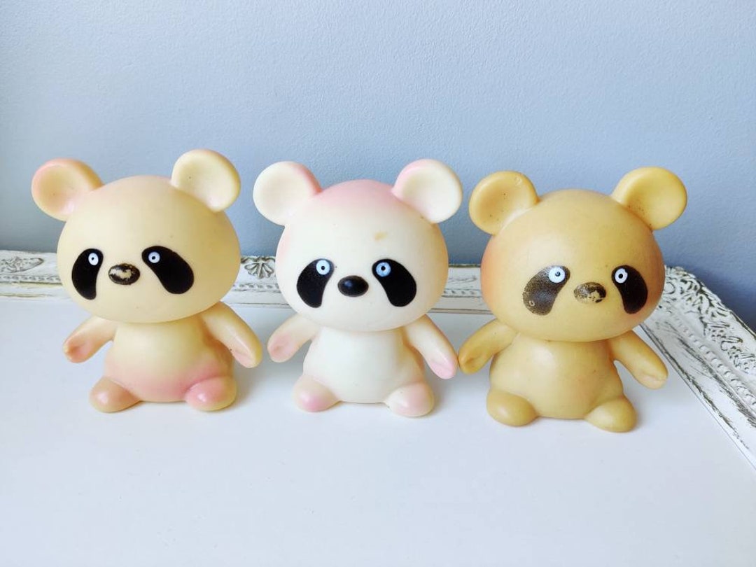 Vintage Soviet Rubber Panda Bear Toys From the 80's With a - Etsy