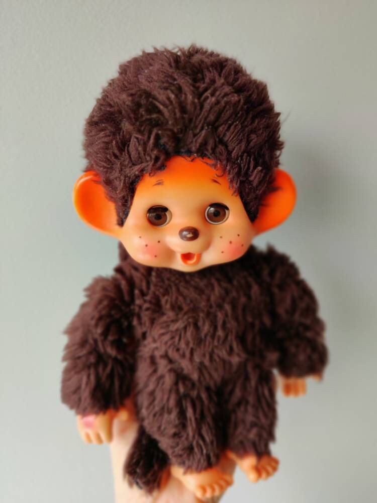 Rare Vintage Monchichi, Monchhichi Monkey Plush, 24 Cm/9.44 Inc ...